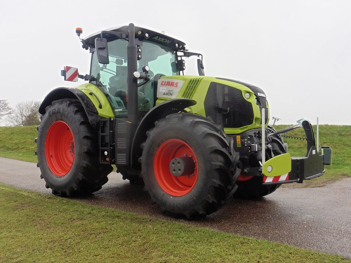 Claas Axion 870 afgeleverd